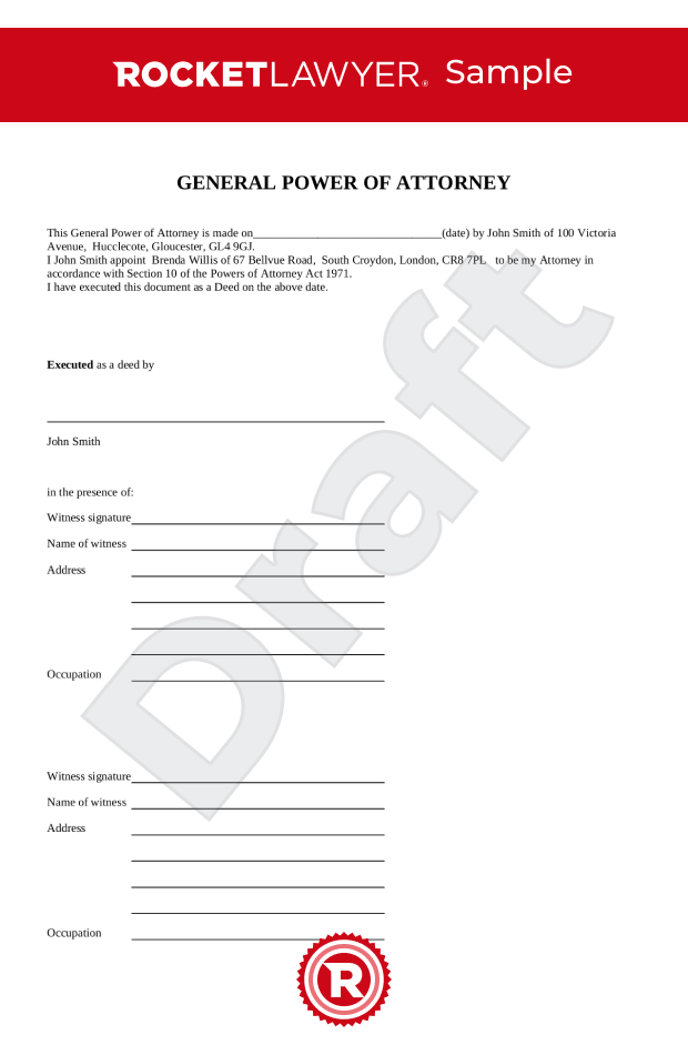 Easy power of attorney form - cnprint