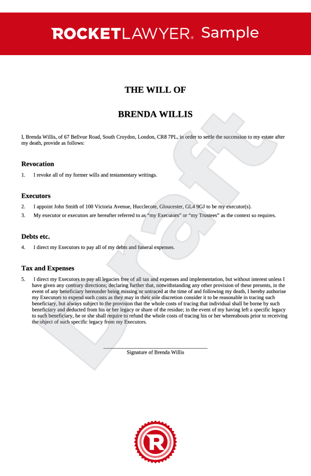 Last Will And Testament For Scotland Make Yours For Free