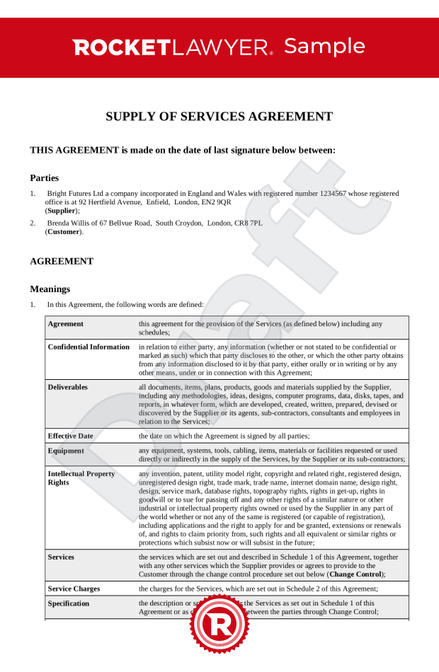 Free Service Contract Template - Make Yours In 3 Steps
