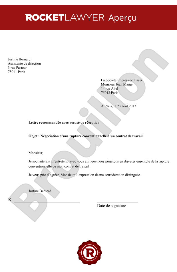 Modele Lettre Rupture Conventionnelle Batiment - Vrogue Modele Lettre Rupture Conventionnelle Batiment - Vrogue