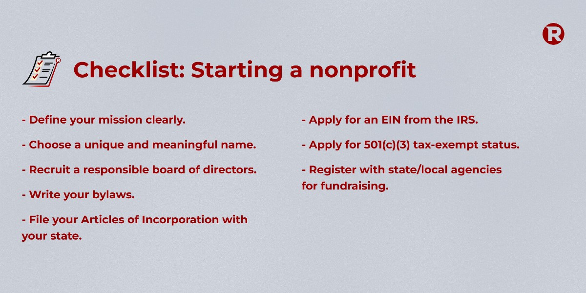 How to Start a Nonprofit Organization | Rocket Lawyer
