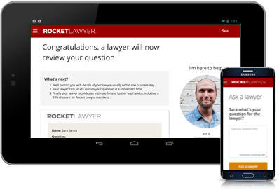 Juridische zaken makkelijk gemaakt met Rocket Lawyer