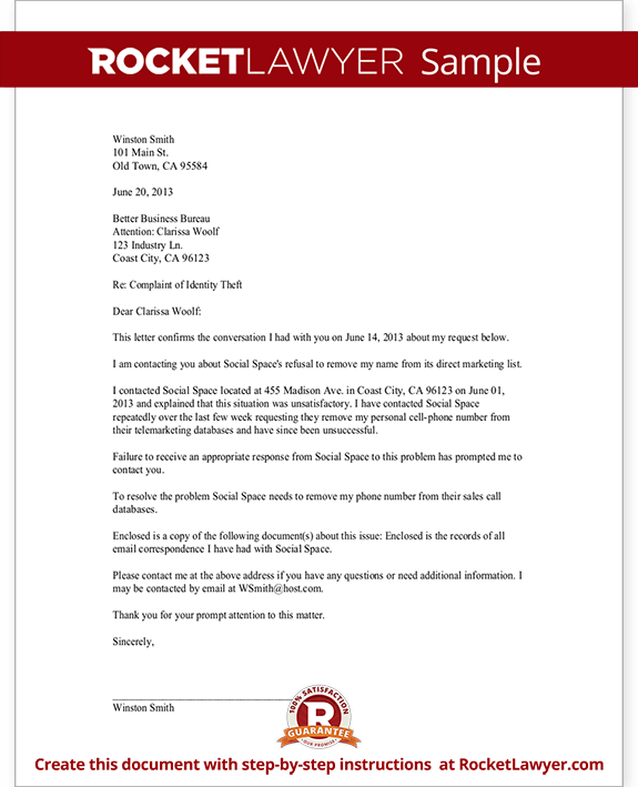 Better Business Bureau Printable Complaint Form - Printable Forms Free ...